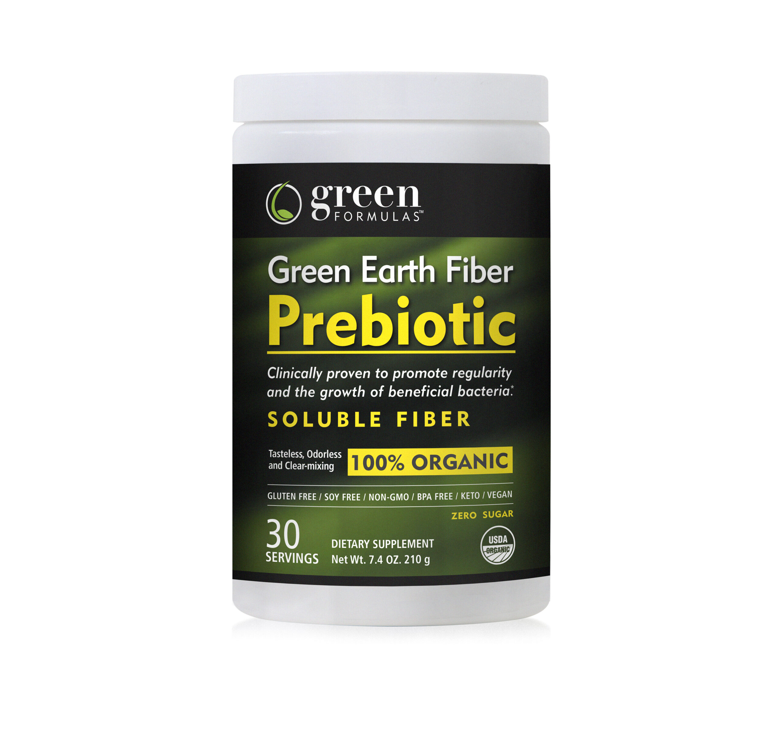 Green Earth Fiber Organic / Prebiotic 210 Grams - ASN Inc